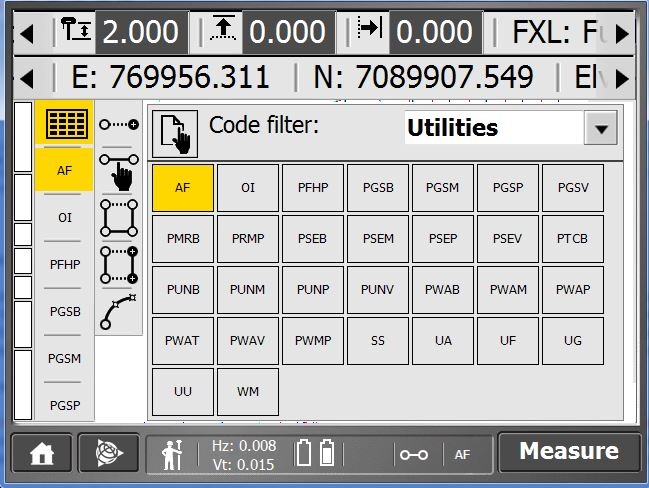 Trimble site controller software - measure and set out