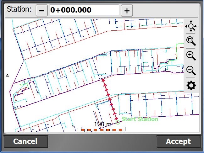 Trimble site controller software - measure and set out